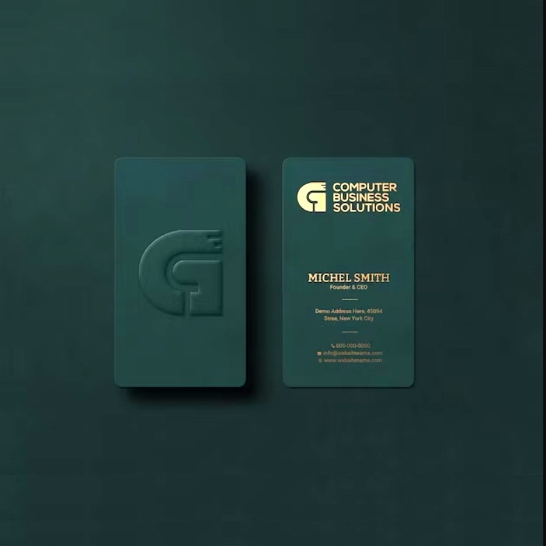 Emboss Business Card SYDNEY MELBOURNE BRISBANE ADELAIDE PERTH DARWIN